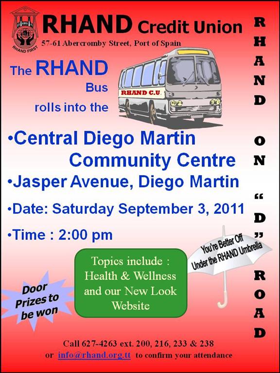 RHAND on D' Road is here again! - RHAND Credit Union
