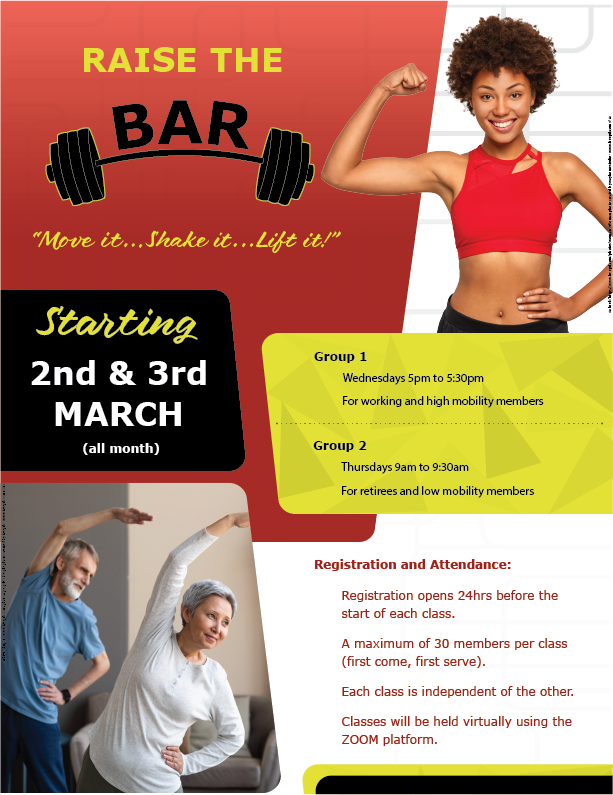 RAISE THE BAR - "Move it...Shake it...Lift it!" - RHAND Credit Union